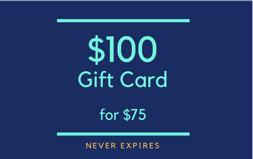 $100 Gift Card for $75 (never expires!) – Paper Anniversary® by Anna V.