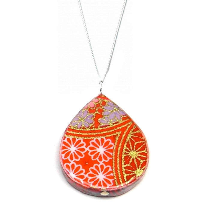 Cherry | Paper Necklace | Paper Anniversary® by Anna V.